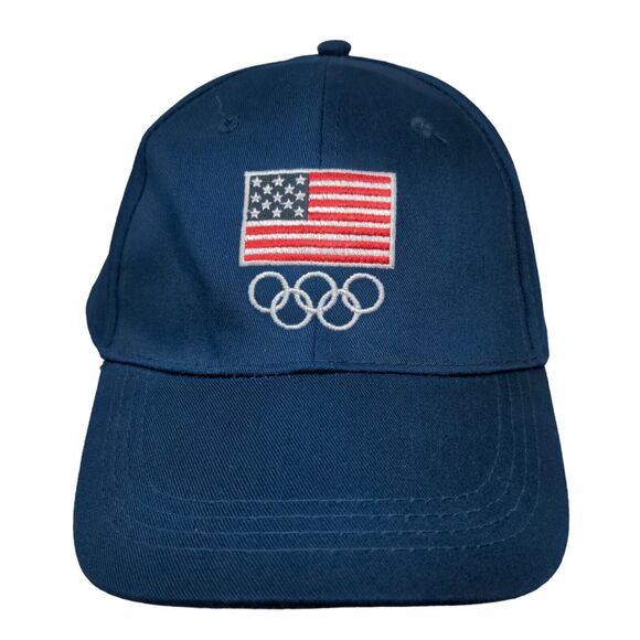 Bda | Accessories | Bda Mens Strapback Hat Blue Embroidered Usa ...